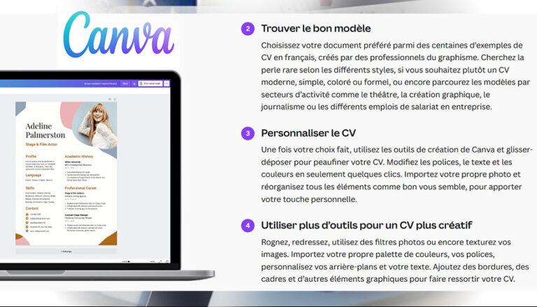 Les meilleurs sites et applications pour créer un CV professionnel ...