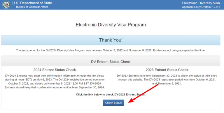 Results Immigration USA DV lottery 2023/2024: How to check your status ...