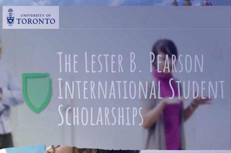 Bourse d'études prestigieuse Lester B. Pearson, Toronto, Canada, 2023 ...